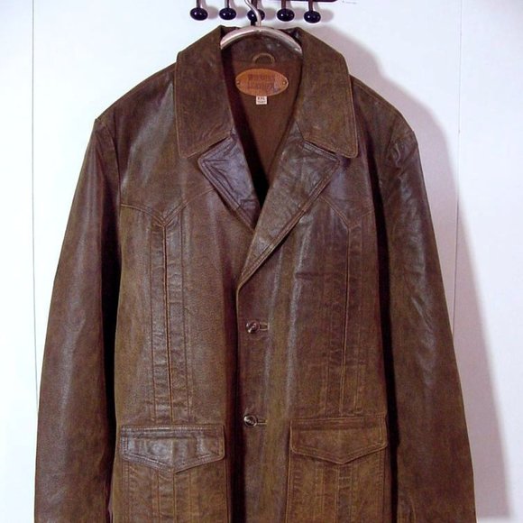 Wilsons Leather | Jackets & Coats | Wilson Lightweight Brown Leather ...